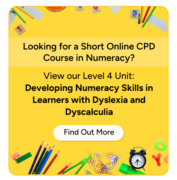 Maths CPD Snippet - Dyslexia Action